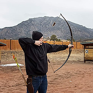 Shatterproof Archery Beaver Fur Bowstring Silencers Bow String Silencers for Recurve & Longbow