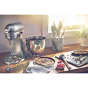KitchenAid KSM150PSCU Artisan Series 5-Qt. Stand Mixer with Pouring Shield - Contour Silver