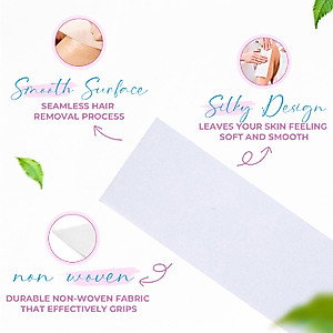 Tifara Beauty Non Woven Large 3x9 Body and Facial Wax Strips (250)