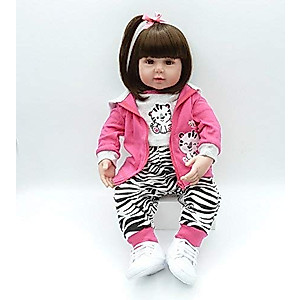 PURSUEBABY Toddler Reborn Baby Dolls Girls Soft Body 20 inch (Amy)…
