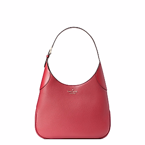 Kate Spade Aster Pebbled Leather Shoulder Bag Purse Handbag (CRANBERRY COCKTAIL) Medium