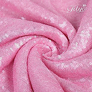 132" Blush Pink Sequin Tablecloth, Sequin Tablecloth, Sequin Table Cloths Blush Pink Table Sequin Linens for Wedding