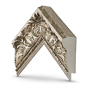 Frame My TV Deco TV Frames - Tuscan Silver Smart Frame Compatible ONLY with Samsung The Frame TV (65", Fits 2021-2024 Frame TV)