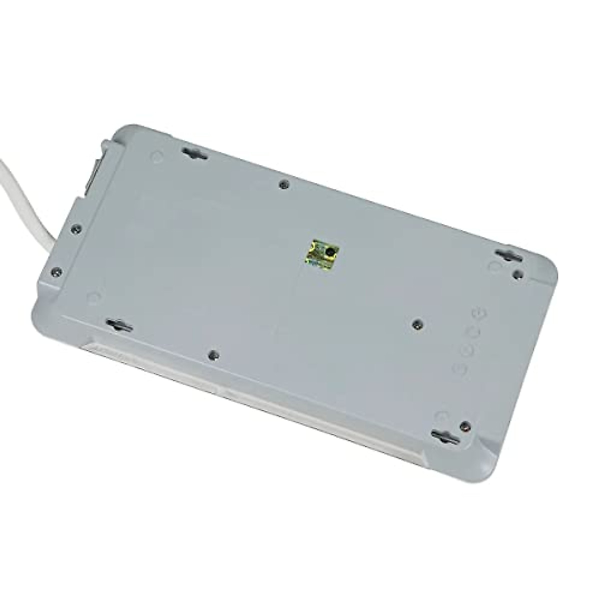 Monoprice Power & Surge - 12 Outlet Surge Protector Power Strip With 2 Built In 2.1A USB Charger Ports - 6 Feet - White | Cord UL Rated, 3,420 Joules With Grounded And Protected Light Indicator