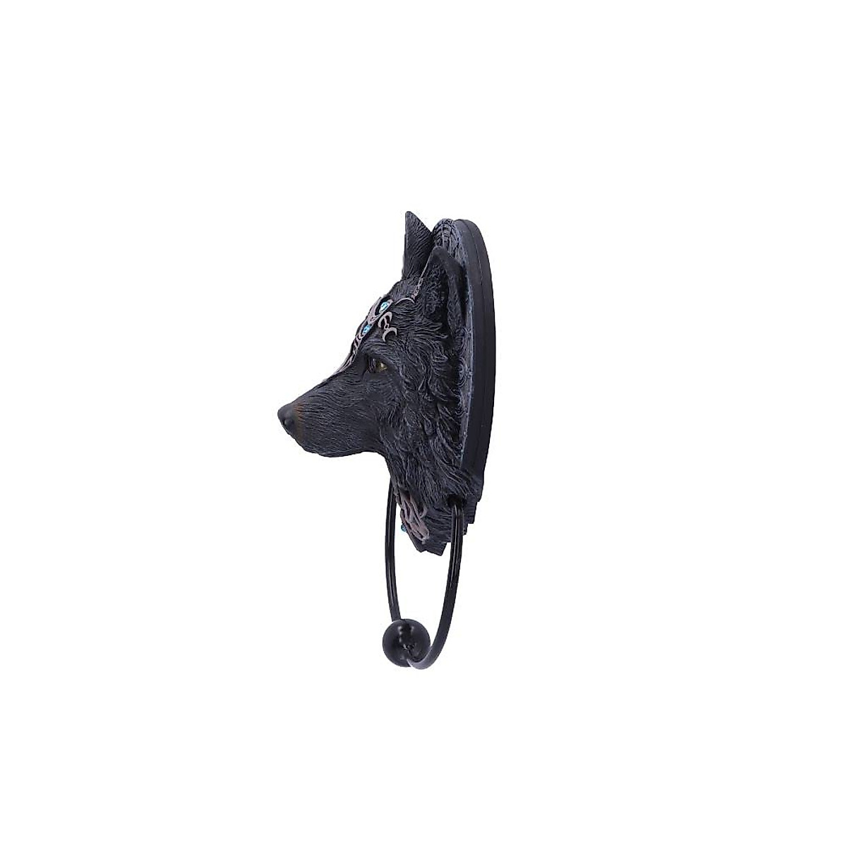 Nemesis Now Wolf Moon Door Knocker 20.5cm, Black