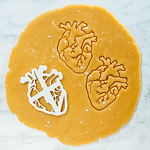 Anatomical Heart cookie cutter, 1 piece - Bakerlogy