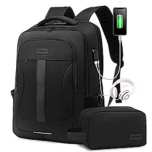 LOVEVOOK Laptop Backpack for Women Teacher Nurse Backpack Purse Computer Bag Work Travel Backpack Men Large Capacity Business Backpack with USB Charging Port