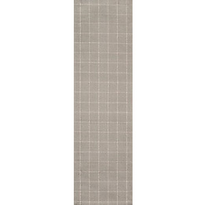 Erin Gates by Momeni Marlborough Deerfield Grey Hand Woven Wool Runner 2'3" X 8'