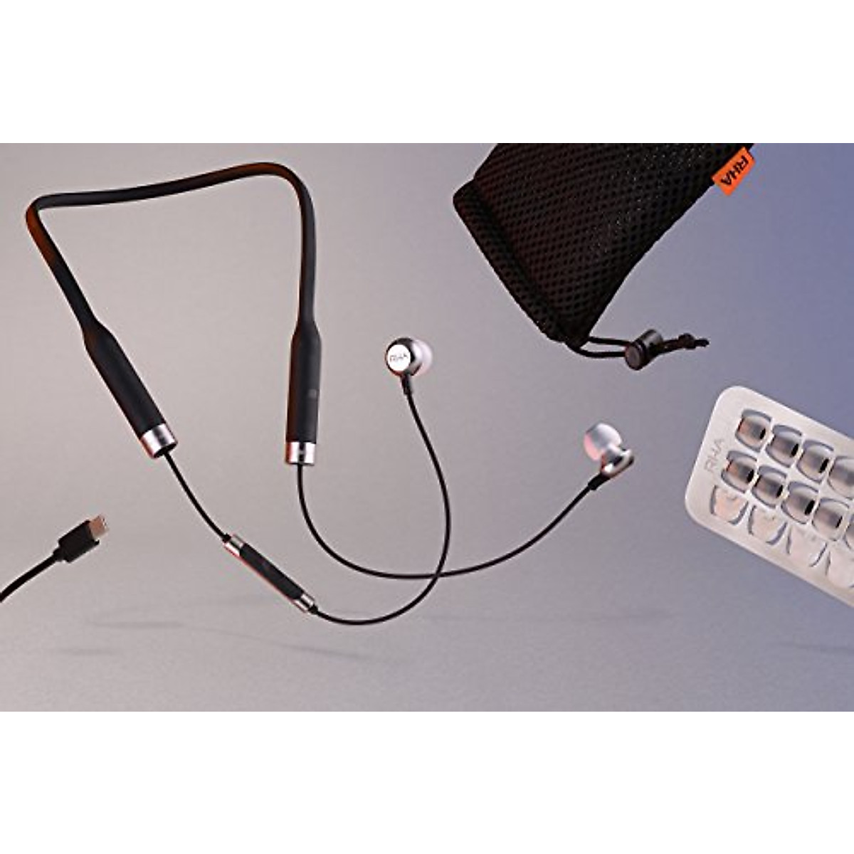 RHA MA650 Wireless Earbuds: Sweat-Proof Bluetooth in-Ear Headphones with 12hr Battery, 3 Year Warranty Included