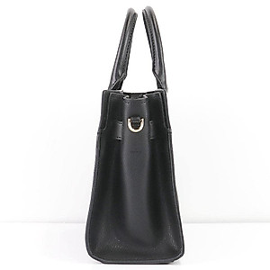 Michael Kors HAMILTON SMALL SATCHEL SHOULDER CROSSBODY BAG MK SIGNATURE (Black)