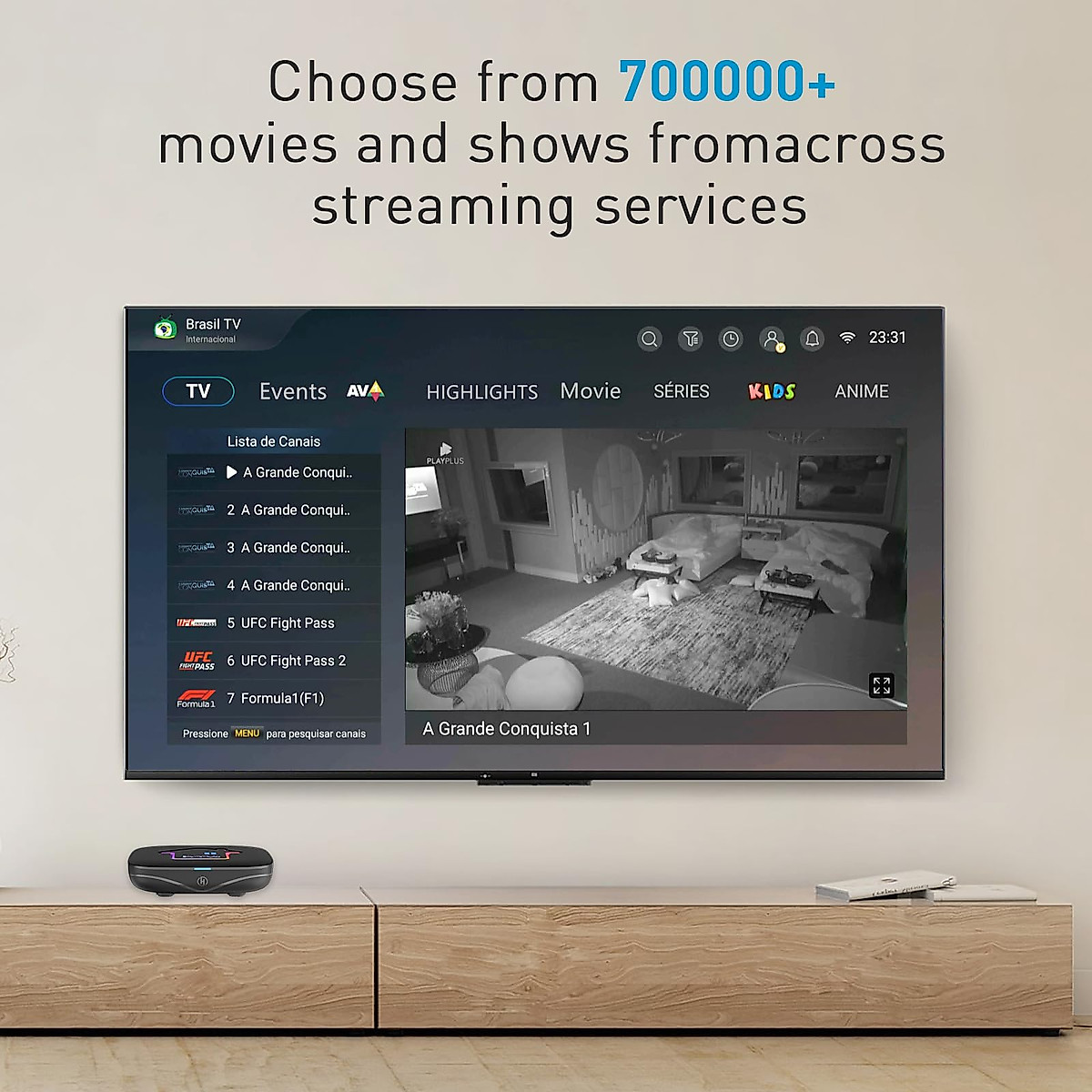 htv Box 8 Brazil 2023 HTV8 H8 Brazil tv Box htv h7 H6+ TV Brazil HD Box New Version Brazilian TV Box 4K Ultra HDR USB2.0/3.0 WiFi 2.4GHz/ 5GHz