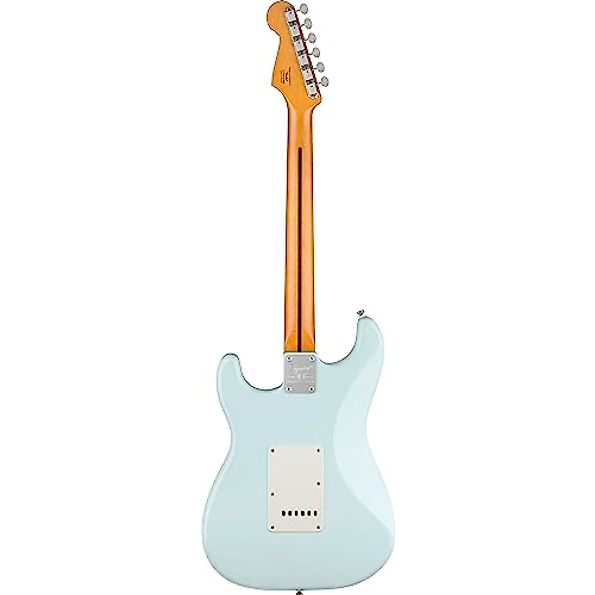 Squier 40th Anniversary Vintage Edition Stratocaster Electric Guitar, with 2-Year Warranty, Satin Sonic Blue, Maple Fingerboard