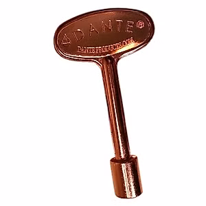 Dante Products Universal Gas Valve Key, 3-Inch, Bright Copper