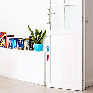 IMIKEYA 10 Pc Door Stoppers, Rubber Door Stopper Kids Door Safety Finger Trap Stoppers Protector Guard Pads in Kids Bedroom Door Edge Safety Bumpers