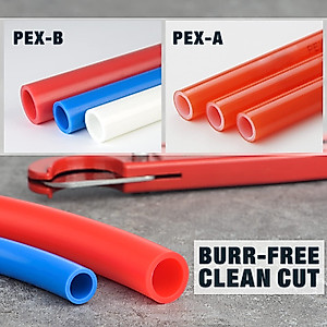 Pex Tubing Cutter for 1/8,1/4, 3/8, 1/2, 3/4-inch up to 1-inch Pex Pipe Cutter