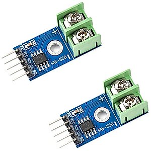 Aideepen 2PCS MAX6675 Module,Aideepen DC 3-5V MAX6675 k thermocouple sensors Type K SPI Interface.