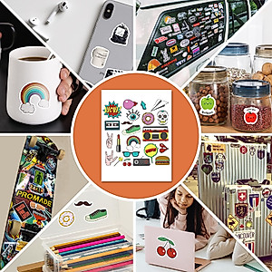 HTVRONT Sublimation Sticker Paper - 20 Pcs Glossy Transparent Waterproof Sublimation Stickers