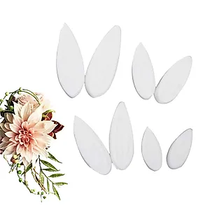 KALAIEN Dahlia Sugar Flower Veining Molds Fondant Cutters Gumpaste Cake Craft Tools(14PCS)