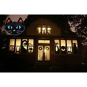 25.6" Black Cat Balloons - Cat Head Foil Balloon Decoration for Halloween Birthday Baby Shower Animal Party Day of Death Decor Supplier 3PCS