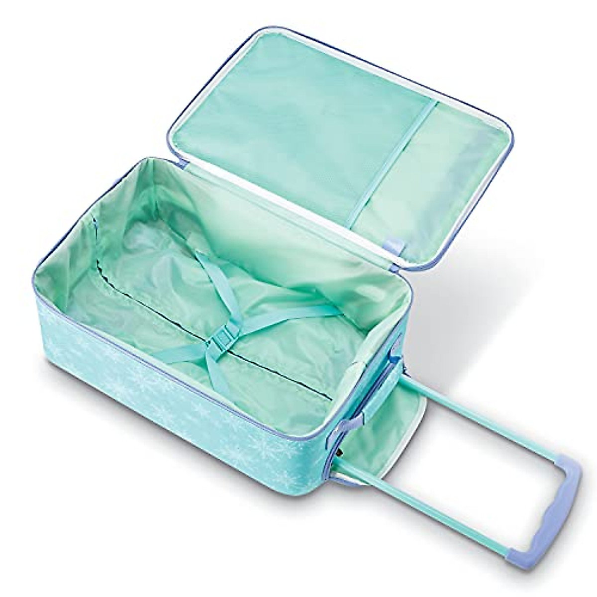 AMERICAN TOURISTER Kids' Disney Softside Upright Luggage, Telescoping Handles, Frozen, Carry-On 18-Inch