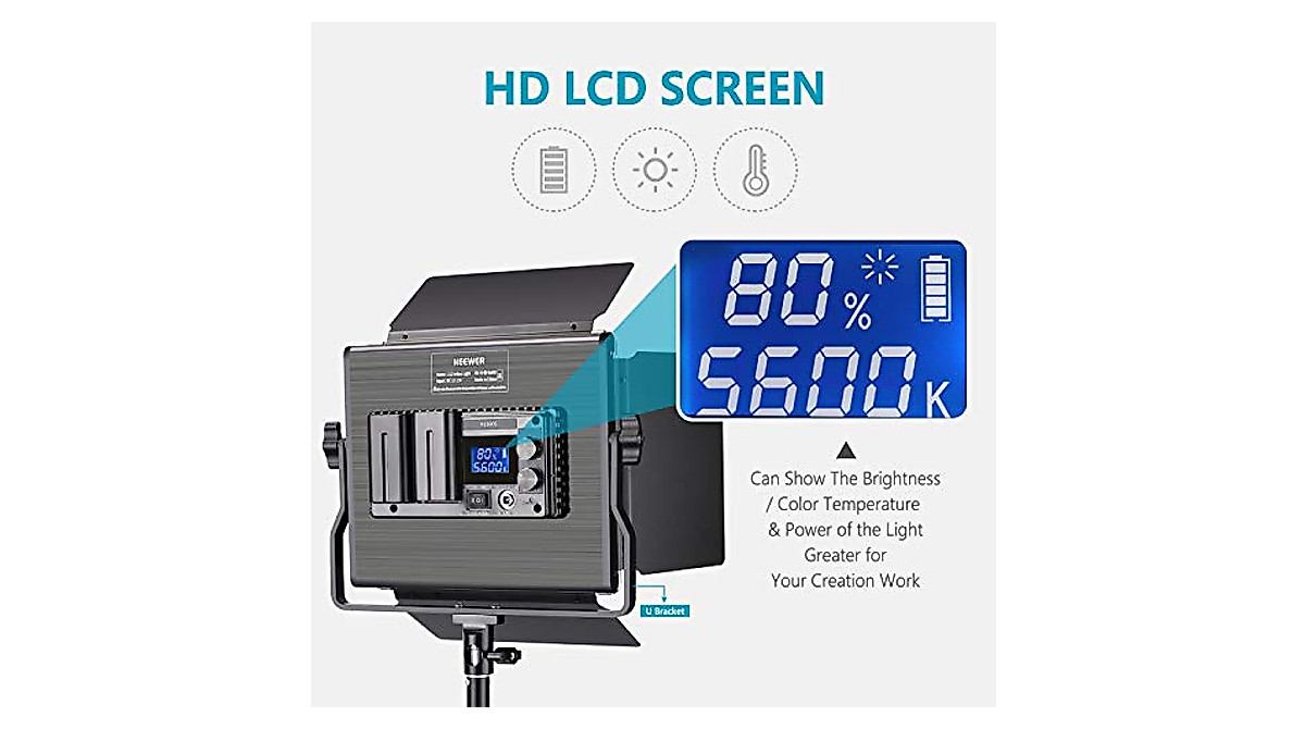 Neewer 660 LED Video Light - Dimmable Bi-Color Panel for Studio & YouTube