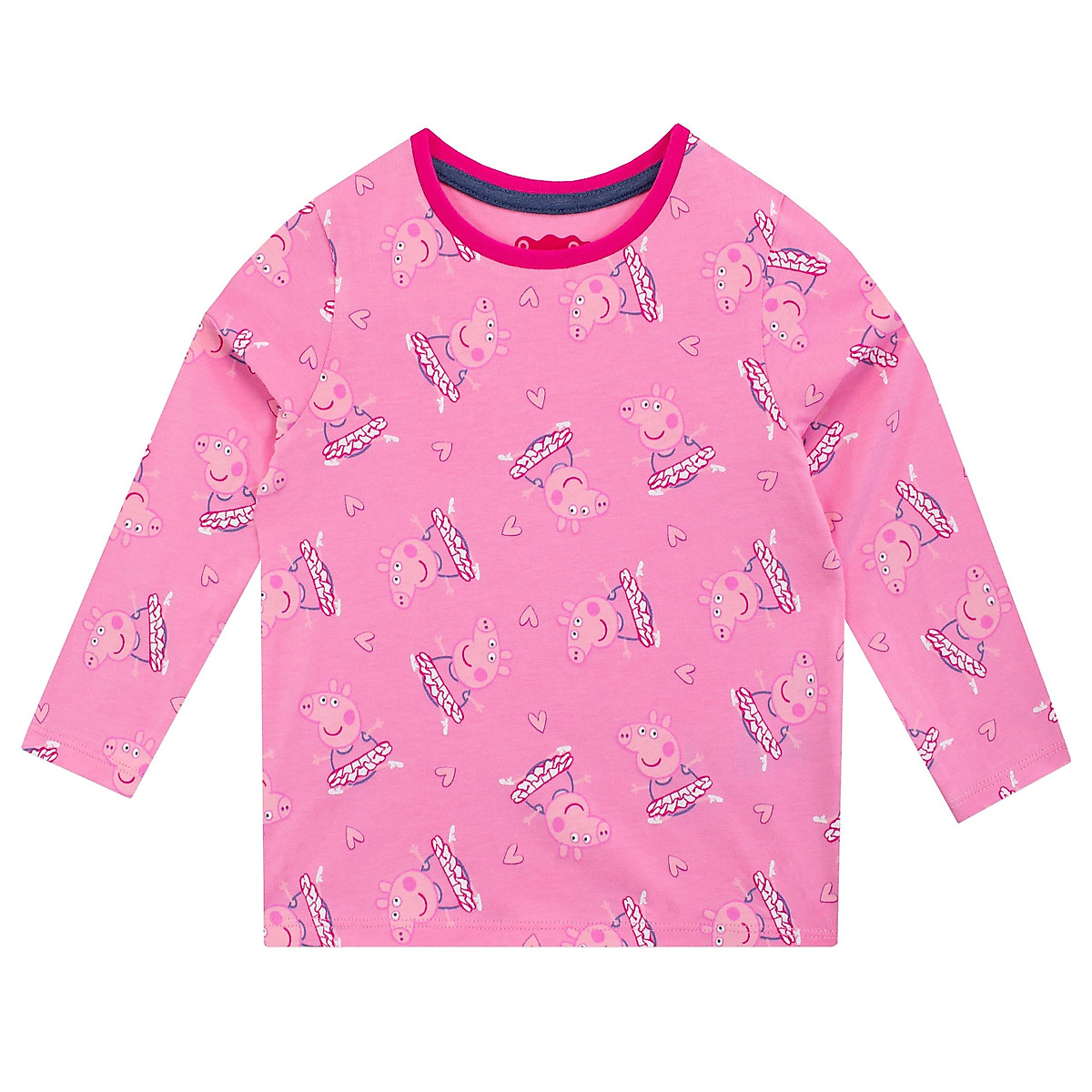 Peppa Pig Girls Pinafore Dress and Top Set Multicolored 3T