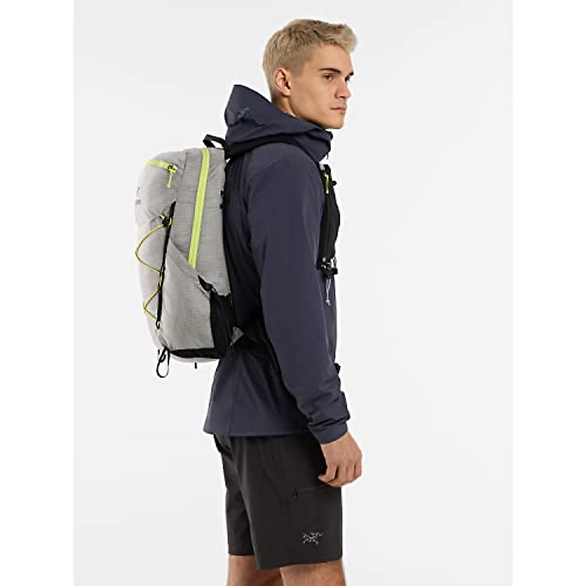 Arc'teryx Aerios 15 Backpack Men's | Light Durable Day-Hiking Pack | Pixel/Sprint, Regular