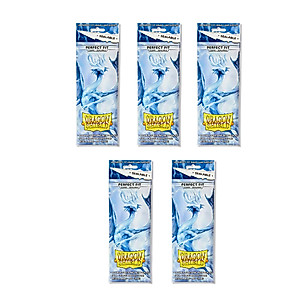 Dragon Shield 100 Standard Size Clear Resealable Sleeves (5 Packs)
