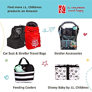 J.L. Childress Waterproof Wet and Dry Bags - 2 Pack - Leak-proof, Machine-Washable Wet Dry Bags - Reusable Bags for Travel, Beach, Cloth Diapers, Wet Clothes, Swimsuits, Gym - Teal/Grey