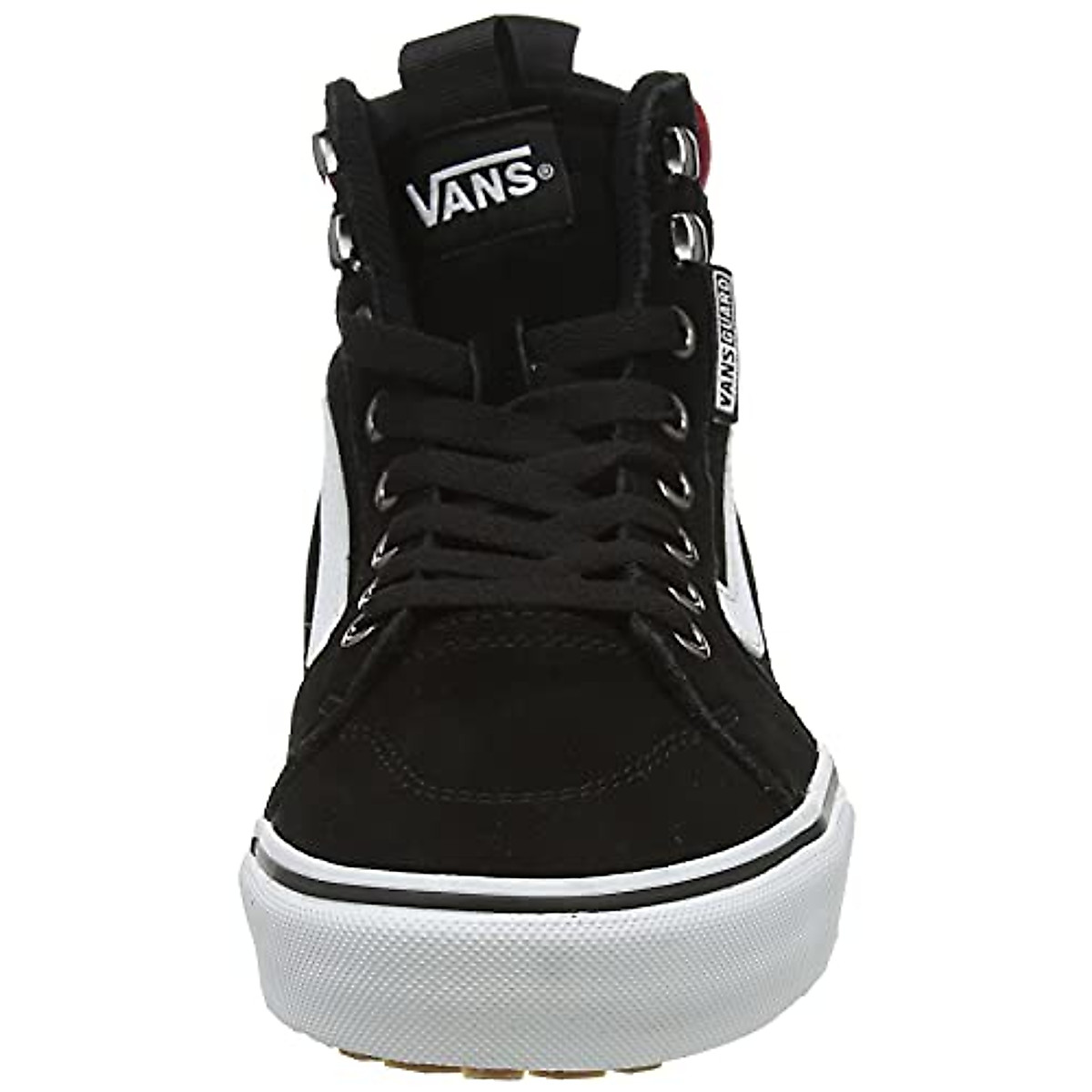Vans Men's Hi-Top Trainers Sneaker, Suede Black Red Plaid, 12