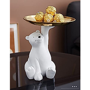 Key Tray for Entryway Table，Jewelry Tray，Cosmetic Storage Tray，Multi-Purpose Decorative Storage Tray for Bedroom and Living Room