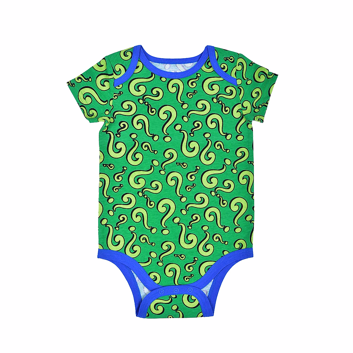 WARNER BROS Boy's 5-Pack Batman, Robin, Joker and Riddler Character Creepers, 9 Months