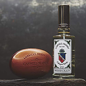 Caswell-Massey Gold Cap Sandalwood Cologne Spray, Scents of Sandalwood, Cedarwood & Clove, Fragrance For Men & Women, Made In The USA, 3 Oz