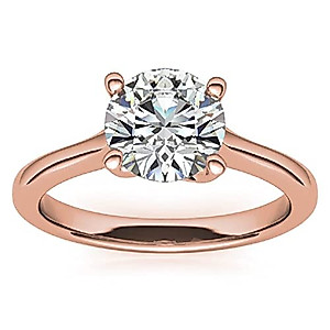 3 CT Round Cut VVS1 Colorless Moissanite Engagement Ring Set, Wedding/Bridal Ring Set, Sterling Silver Vintage Antique Anniversary Perfect Ring Sets for Har