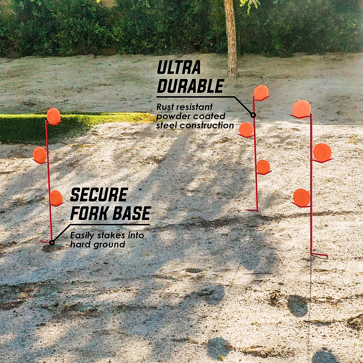 GoSports Outdoors Tri-Tower Steel Clay Pigeon Holder