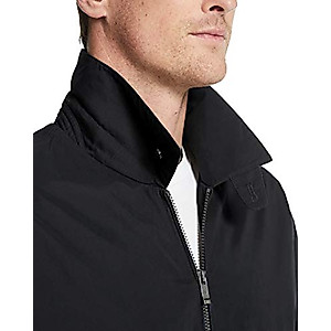 Weatherproof Garment Co. Men's Microfiber Classic Golf Jacket, Black, Medium