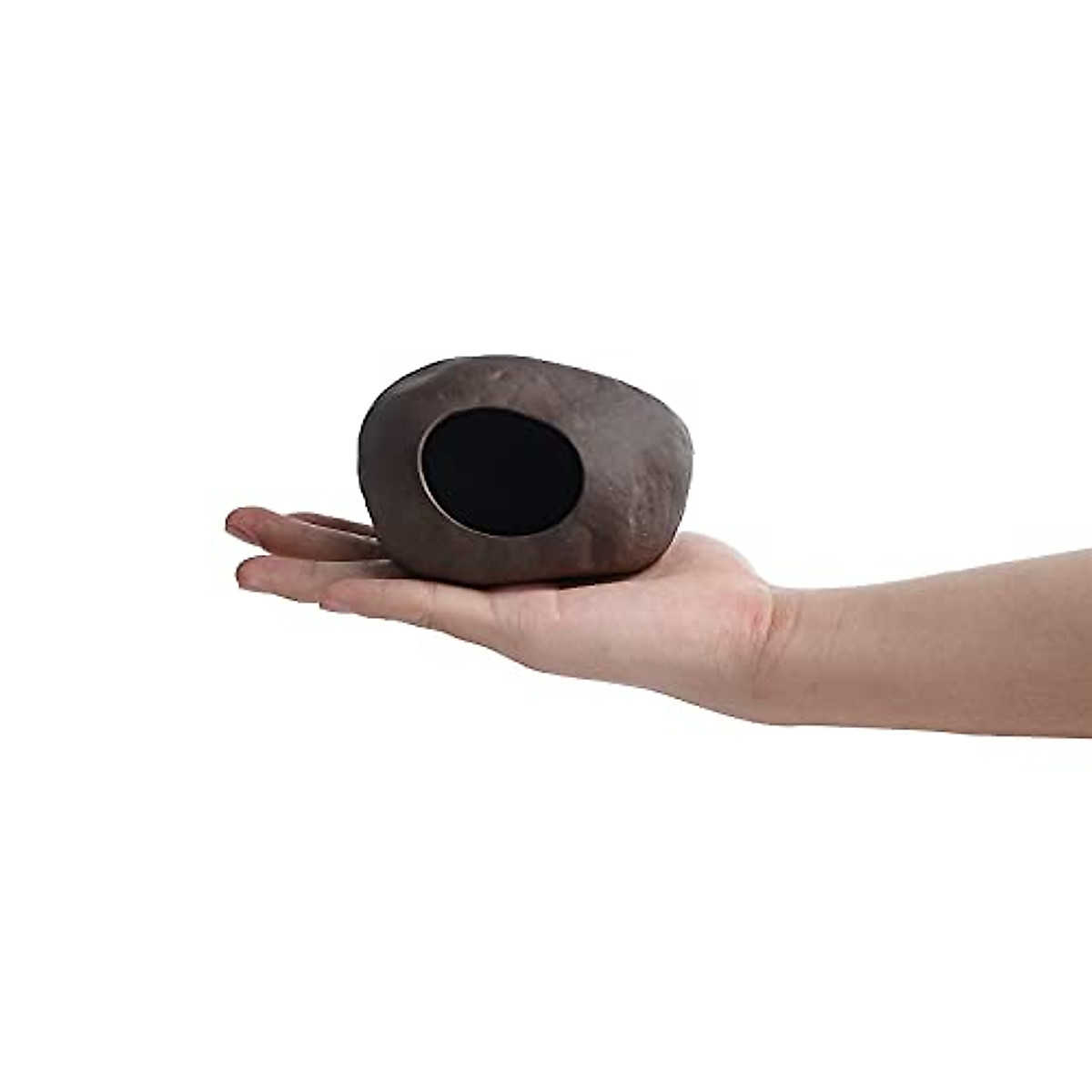 Mairuker Ceramic Fish Tank Decorations,Betta Cave Rock,Shelters Small Hiding Cave for Fish Betta Shrimp Cichlid Bonsai Play