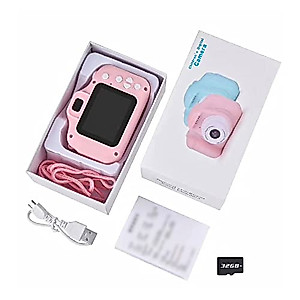 Children's Digital Camera Waterproof Toy Camera 2in Selfie Camera Photo Video Shooting with 32GB Storage Card