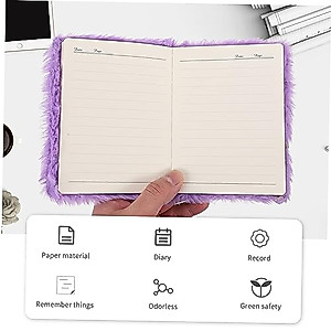 CLoxks diary of a wimpy kid books Pink Journal Travel Notebook Travel Scrapbook Memo Note Book Fur Diary Paper for Writing Plush Fashionable Notebook Practical Diary Book diary book