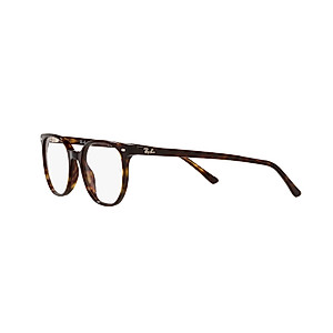 Ray-Ban RX5397 Elliot Round Prescription Eyewear Frames, Havana/Demo Lens, 50 mm