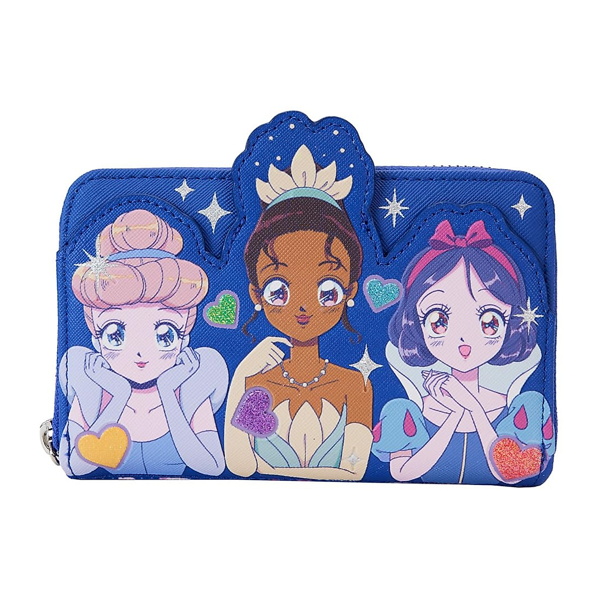 Loungefly Disney Princess Manga Style Zip Around Wallet