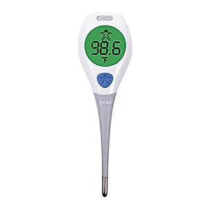 Vicks RapidRead Digital Thermometer – Accurate, Color Coded Readings in 2 Seconds - Digital Thermometer for Oral, Rectal or Under Arm Use