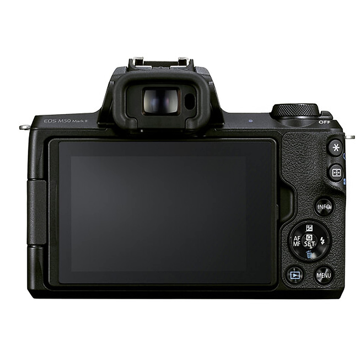 Canon EOS M50 Mark II Mirrorless Digital Camera Body Only (No Lens) + 64GB Memory + Case+ Steady Grip Pod + Tripod+ Software Pack + More (28pc Bundle) (Renewed)
