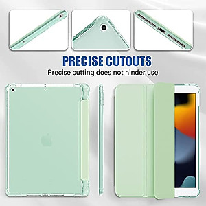 Tablet Case for iPad 9/8/7 Generation, Resistant Rugged Cover with Pen Holder, Cover for iPad 10.2 2021/2020/2019