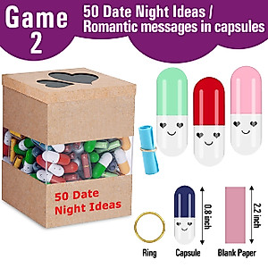Klassia Romantic Games for Couples- Fun Conversation Cards for Better Relationship- Date Night Box- 160 Questions - Perfect Anniversary & Valentines Day Gifts for Couples