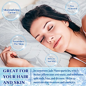 YIYEA Cooling Duvet Cover for Hot Sleepers & Night Sweats - Double Sided Arc-Chill Q-Max>0.5 Cool Summer Duvet Cover Queen Size - Silky Soft, Thin, Breathable, and Quickly Cool Down - 3PC