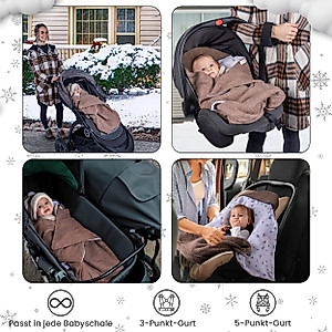 Swaddyl Baby Swaddle Hooded Blanket I Stroller I carseat Blanket I Newborn Babies I Winter (Dots)