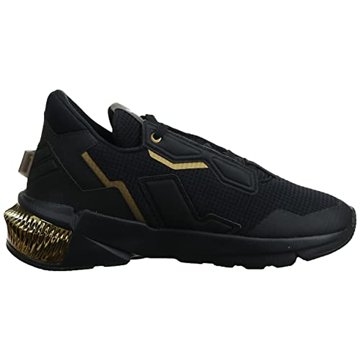 PUMA womens PROVOKE XT, Puma Black-Puma Team Gold, 7.5