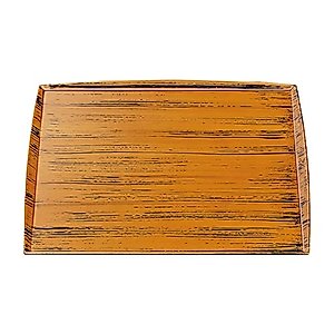Fukui Craft SL 17413360 Square Watarase Bon, Persimmon Brush, Low Profile