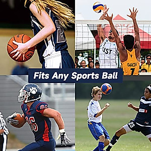 Basketball Bag, Basketball Backpack with Ball Compartment Basketball Accessories Large Capacity Basketball Equipment Bag Soccer Bag Sports Gym with Shoe Compartment Fits Soccer & Volleyball Football